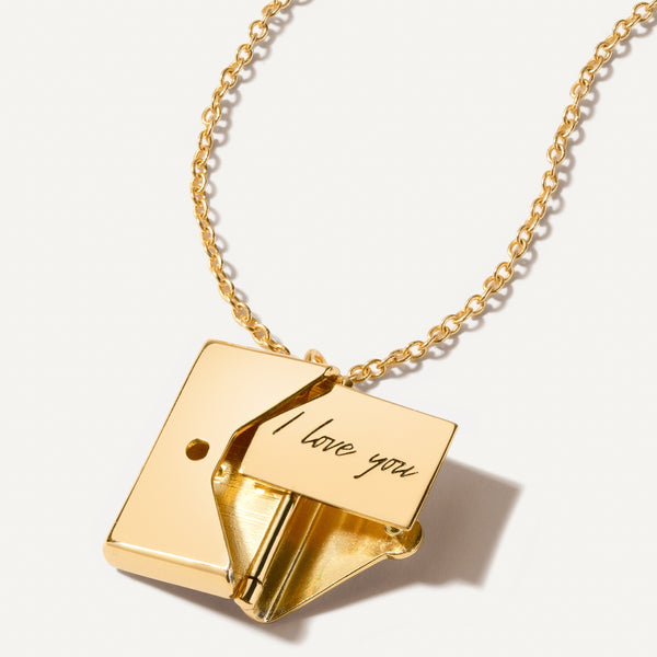 Verse love letter necklace store